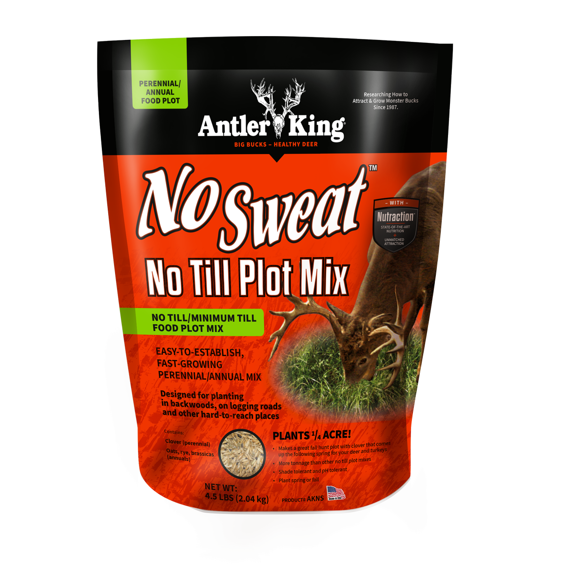 Food Plot Seeds For Deer Antler King Booner Buffet Deer Food Plot Mix ...